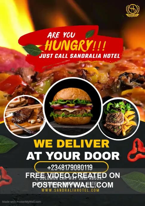 Copy of food menu flyer | PosterMyWall