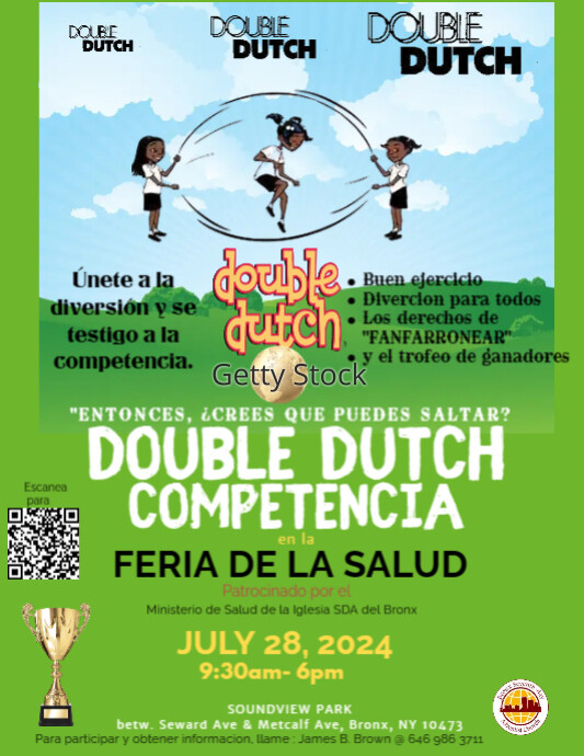 Health Ministries Double Dutch Competition Spanish0827 | PosterMyWall