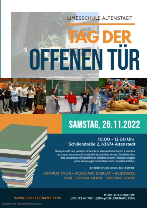 College Open House Flyer | PosterMyWall