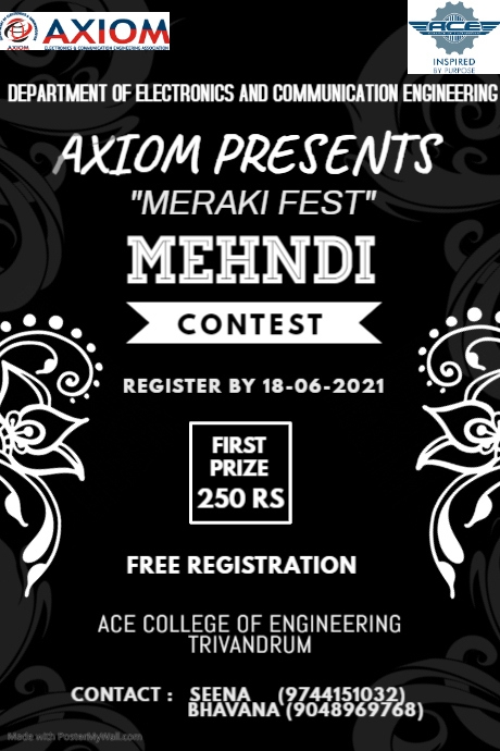 Copy of henna Tattoo Flyer Template | PosterMyWall