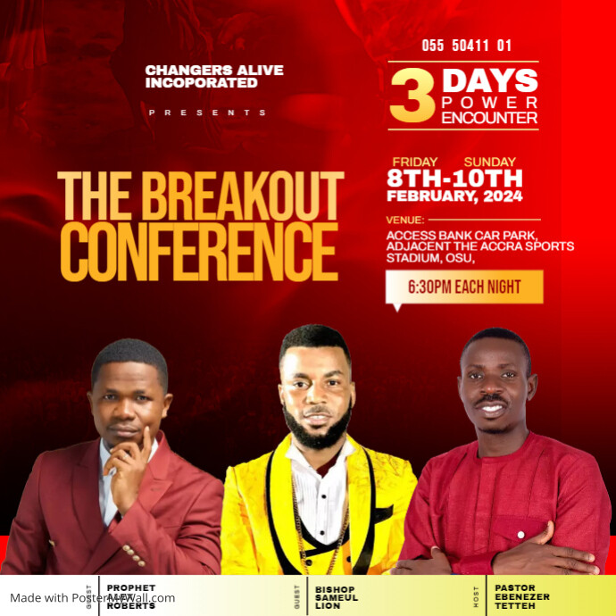 Church event flyer | PosterMyWall
