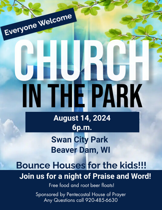 Park and praise,easter prayer,event | PosterMyWall