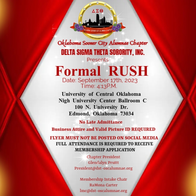 REVISED RUSH FLYER | PosterMyWall