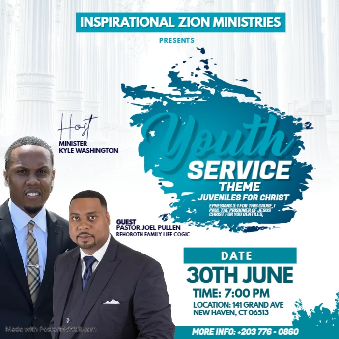 youth service | PosterMyWall