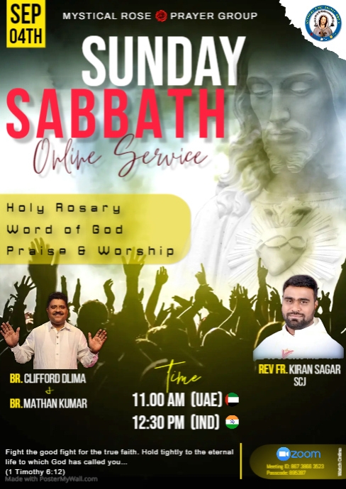 04-September Sabbath Prayer Service | PosterMyWall