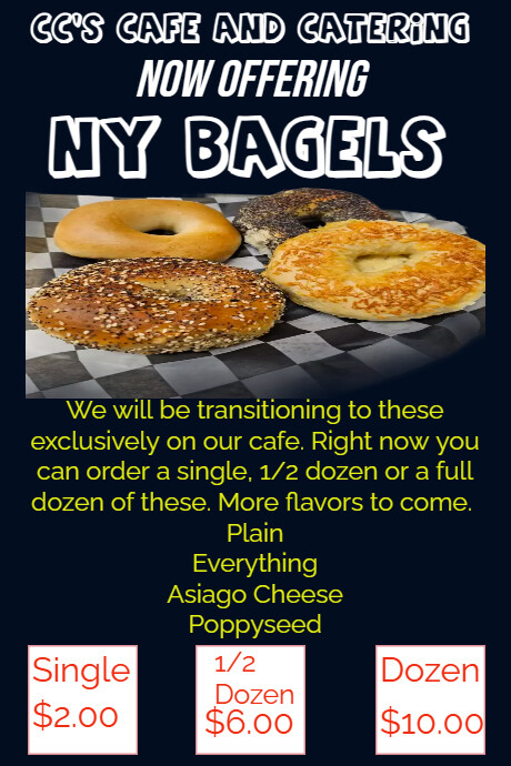bagel | PosterMyWall