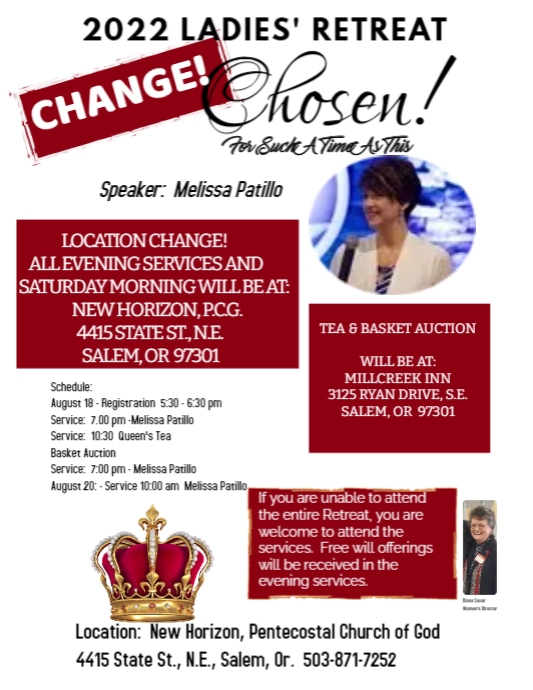 Ladies Retreat 2022 | PosterMyWall