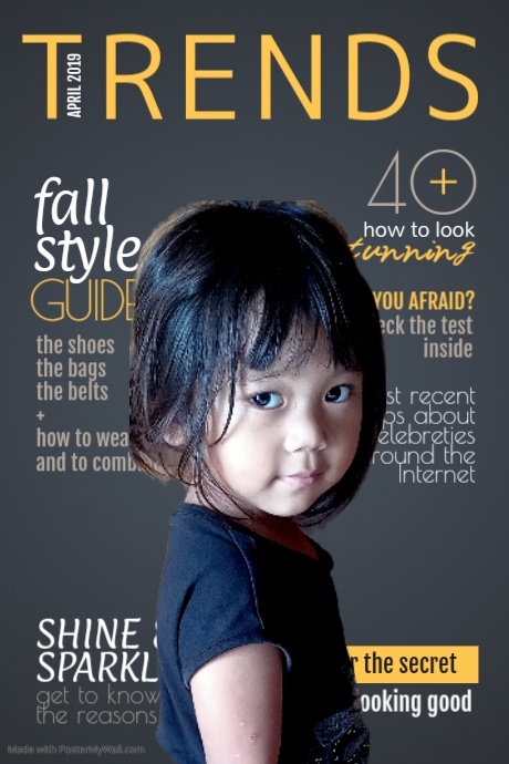 Copy of Trendy Regal Fashion Magazine Cover | PosterMyWall