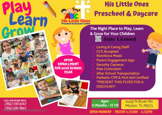 Daycare Center Postcard | PosterMyWall