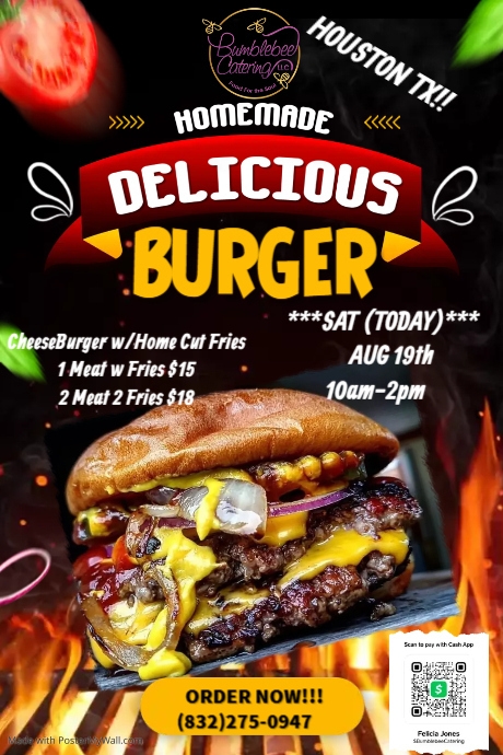 Burger Poster | PosterMyWall