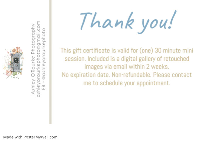 Copy of Copy of Gift Certificate | PosterMyWall