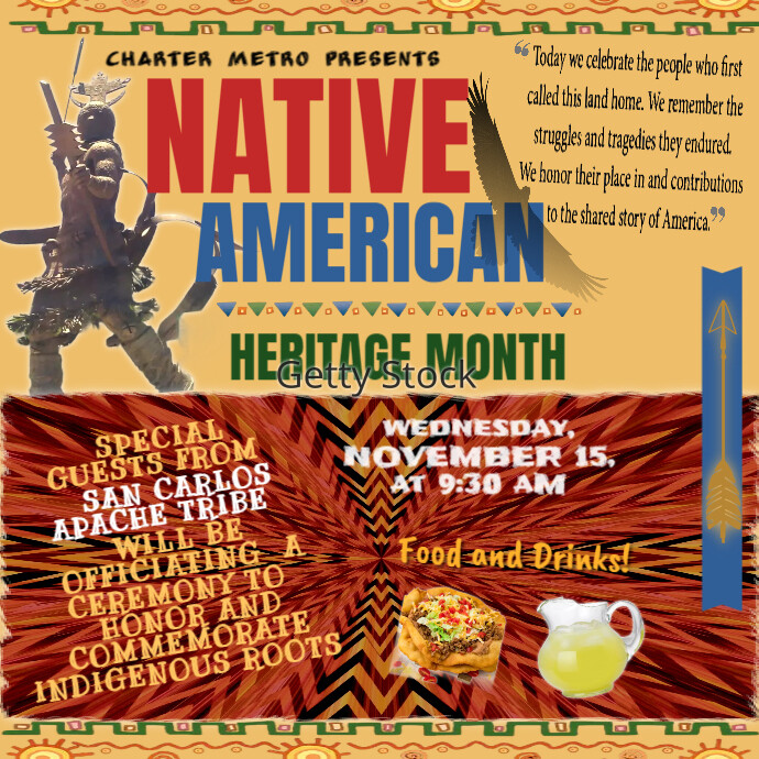 Native American Heritage Month Banner | PosterMyWall
