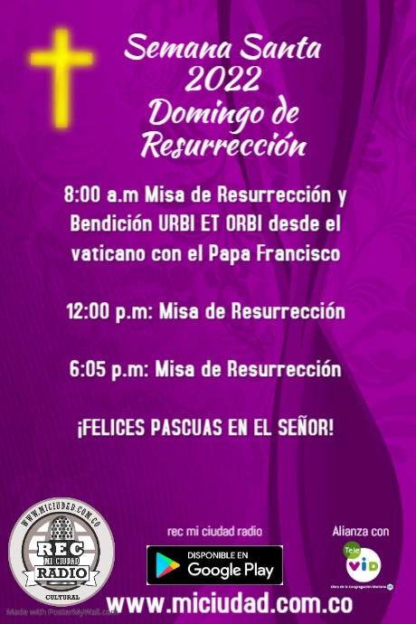 Copia de Passion Week Poster | PosterMyWall