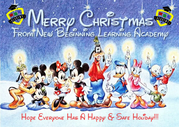 Copy of Disney Christmas Greeting Postcard | PosterMyWall