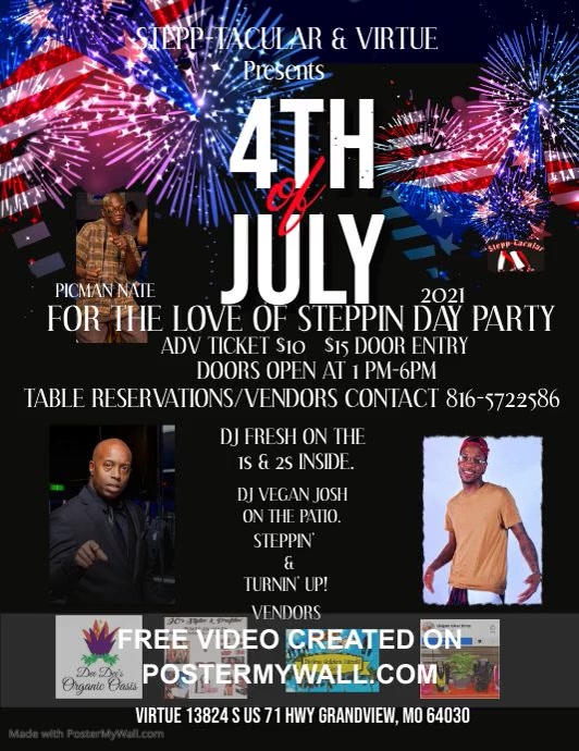 Copy of 4th of July, Independence Day Flyer | PosterMyWall
