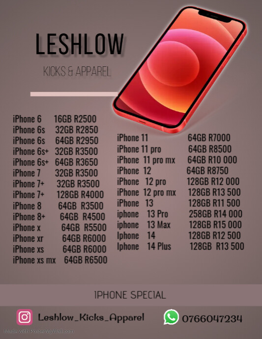 iPhone Repair flyer template | PosterMyWall