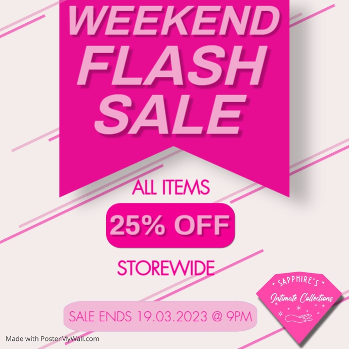 flash sale | PosterMyWall