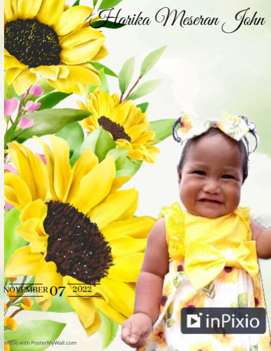 Sunflower Invitation | PosterMyWall