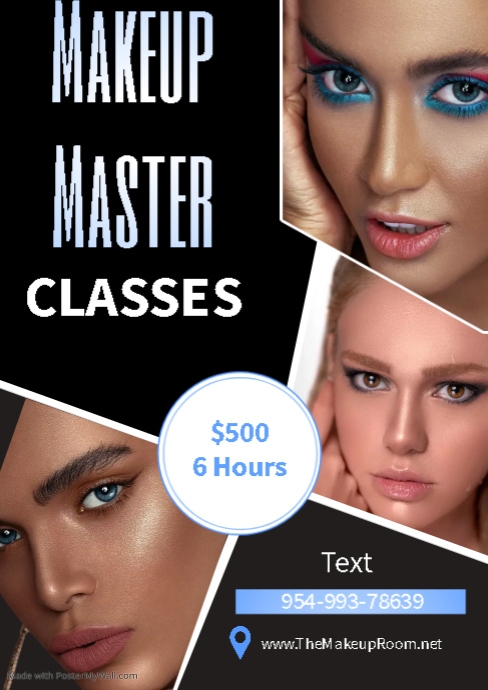 makeup classes flyer | PosterMyWall