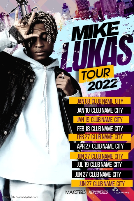 artist music tour | PosterMyWall