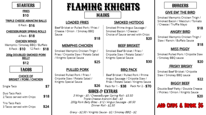 Lunch Menu | PosterMyWall