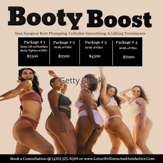 Copy of Booty Boost | PosterMyWall