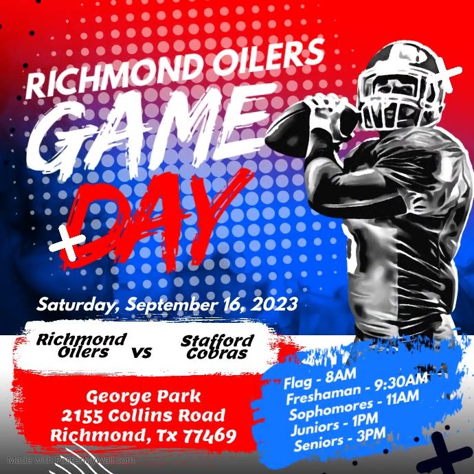 Game day football live facebook | PosterMyWall