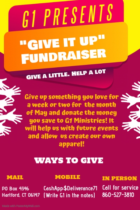 Copy of Donation Needed Charity Fundraiser | PosterMyWall