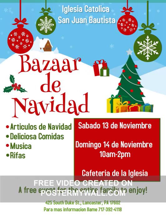 Christmas Bazaar Flyer 2 | PosterMyWall