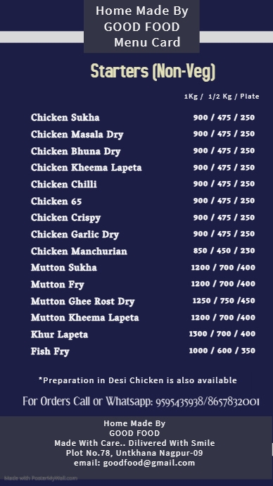 Copy of Copy of Copy of Copy of Copy of Menu | PosterMyWall