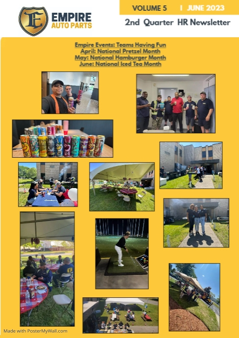 Copy of Yellow Custom Newsletter Page Template (4) | PosterMyWall