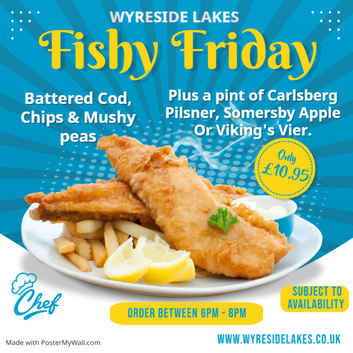 Copy of Fish and Chips Post - Restaurant Promo | PosterMyWall