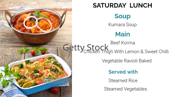 Copy of Saturday Lunch Week2 | PosterMyWall
