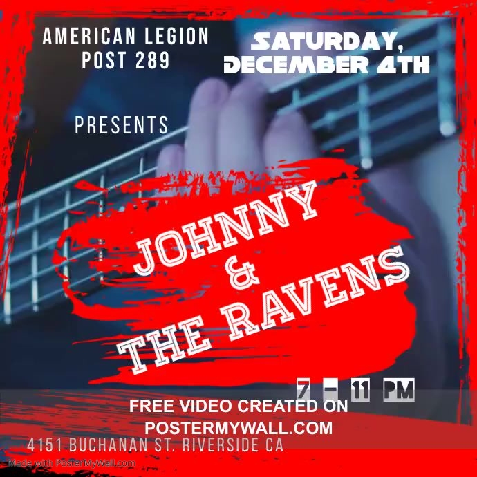 Copy of Live music show instagram square video ad | PosterMyWall