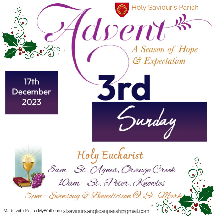 3rd Sunday of Advent | PosterMyWall