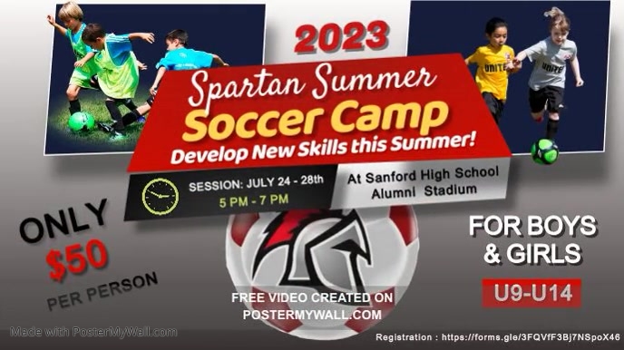 soccer camp | PosterMyWall