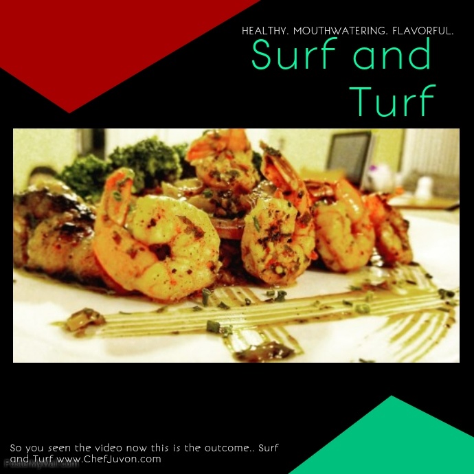 Surf and Turf | PosterMyWall