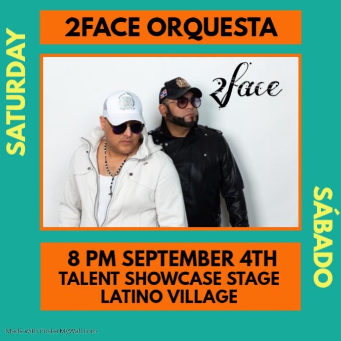 2Face Orquesta 2021 | PosterMyWall