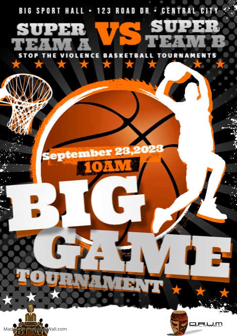 BASKETBALL POSTER | PosterMyWall