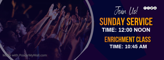 worship sunday service | PosterMyWall