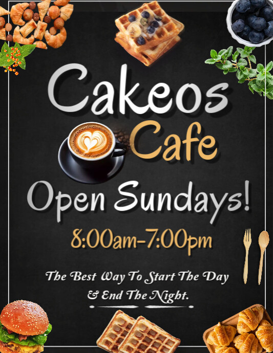 menu flyer print | PosterMyWall