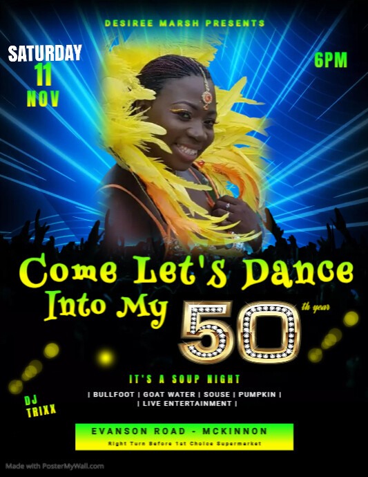 Night Party Saturday Club Event Template (2) | PosterMyWall