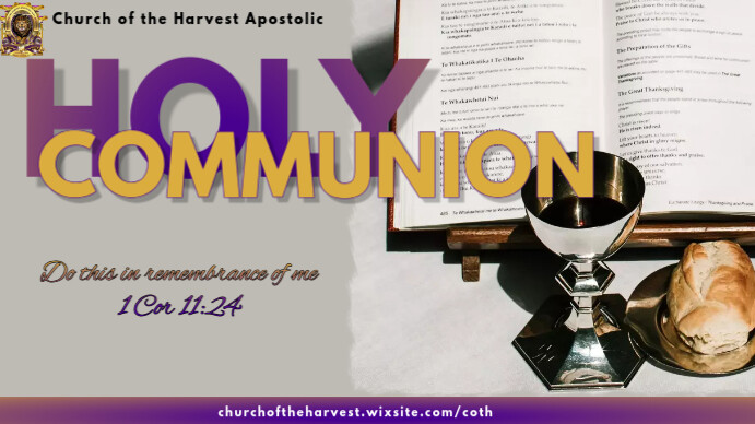 Holy Communion Service | PosterMyWall