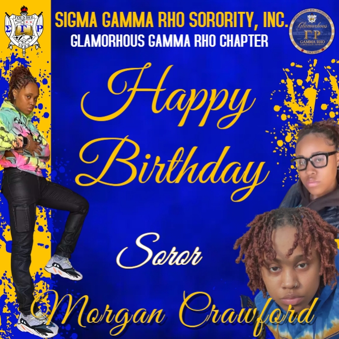 Copy of Happy Birthday Morgan Crawford | PosterMyWall