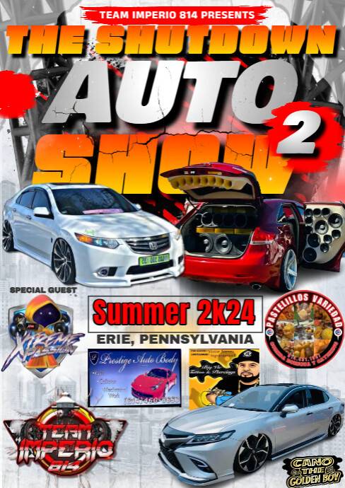 Auto Show Party | PosterMyWall