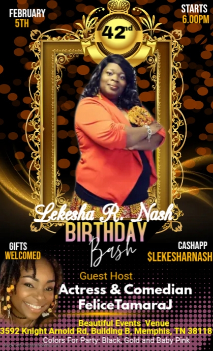 Copy of Birthday Party Flyer Template | PosterMyWall