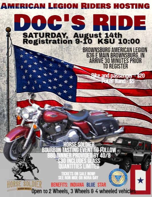 Copy of motorcycle run rally flyer template | PosterMyWall