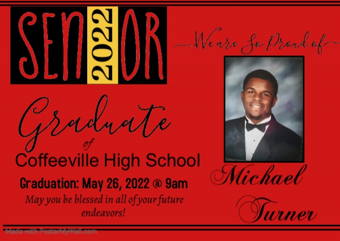 Copy of Senior Graduate Photo Postcard | PosterMyWall