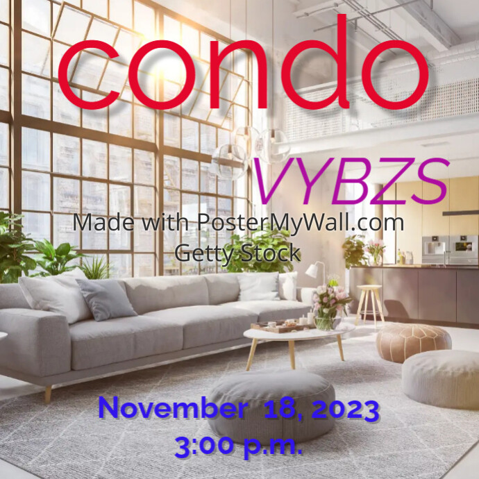 Condo Home Realtor Broker Ad Templates | PosterMyWall