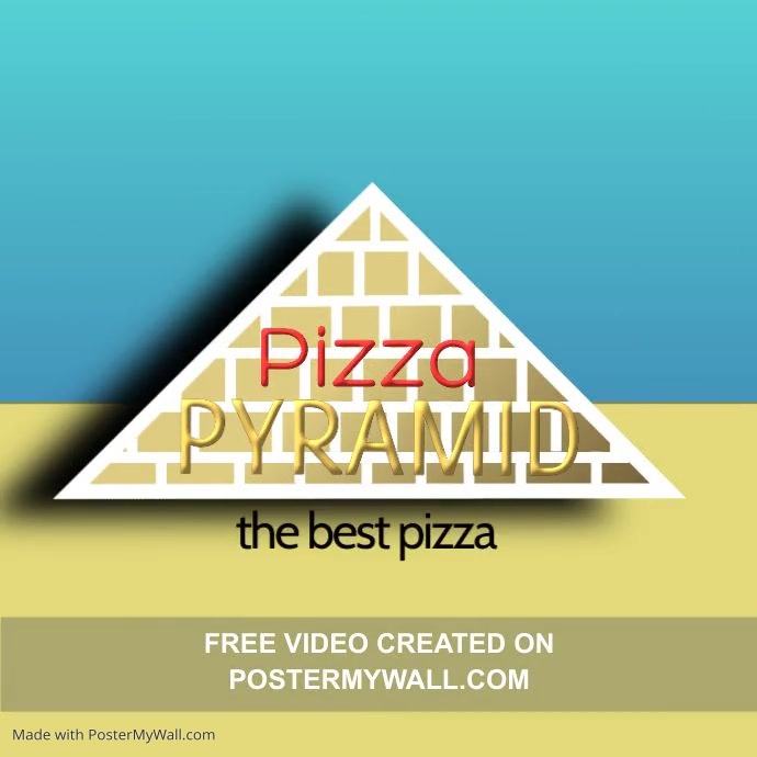 Pizza Pyramid Logo | PosterMyWall